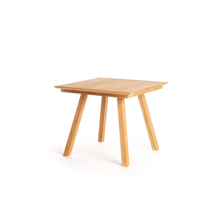 Loon Peak® Ellie Maye Teak Outdoor Dining Table Wayfair